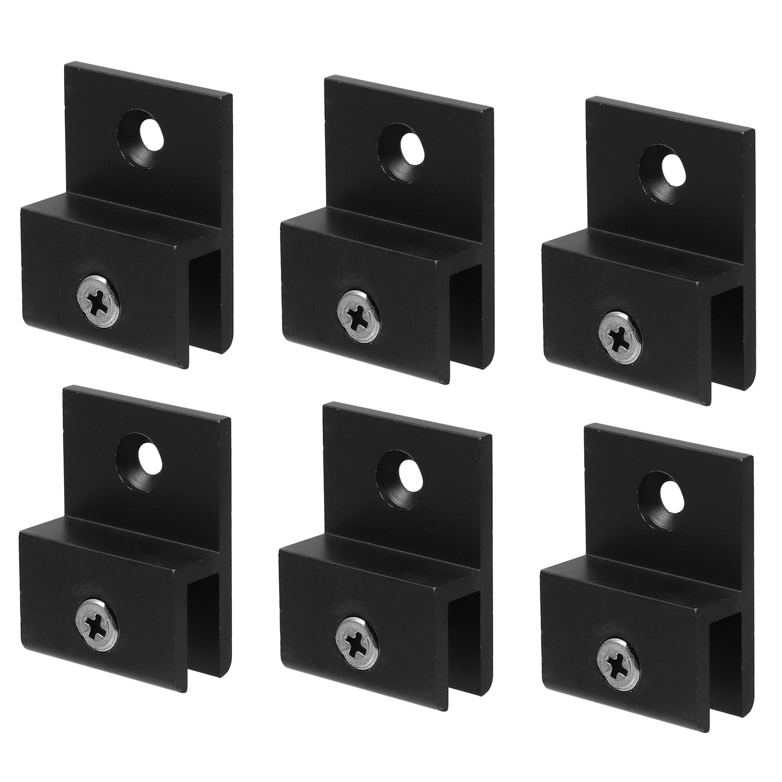 Hieromout Glass Clamp 6pcs Glass Bracket Glass Clip Clamps Holder ...