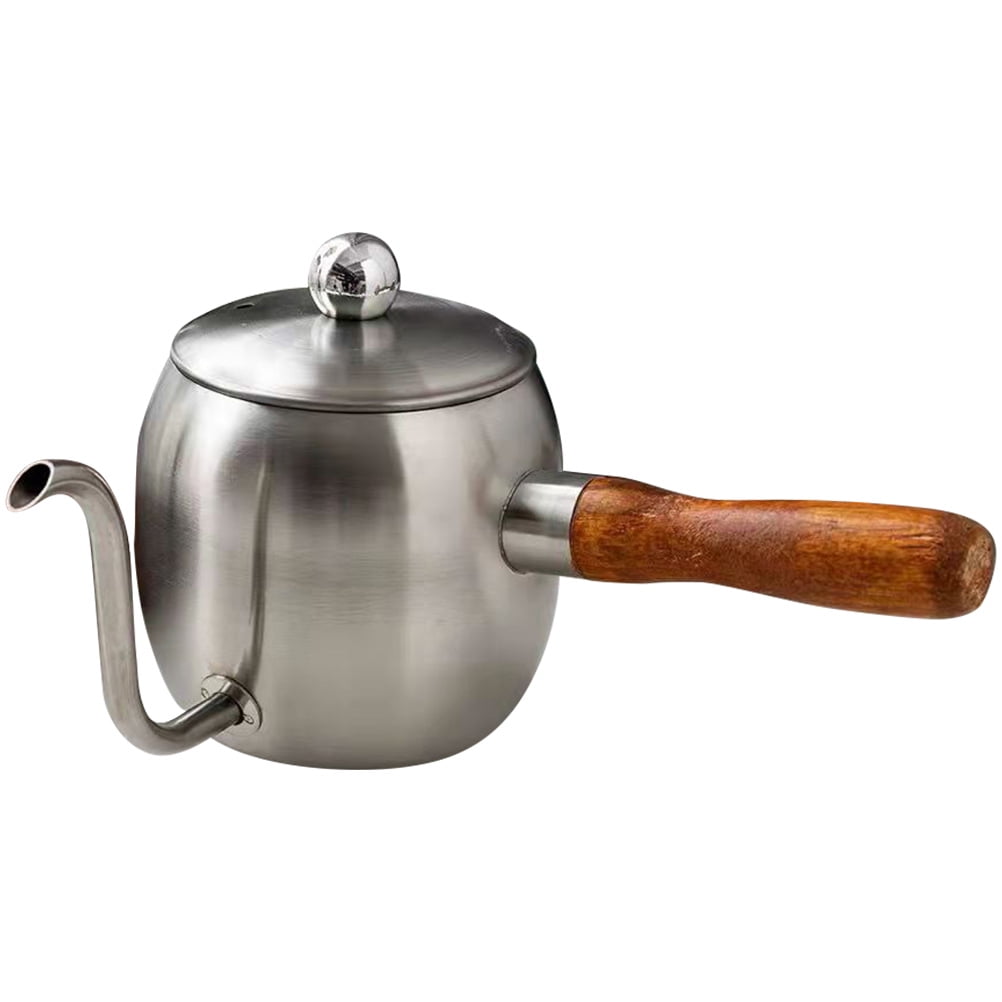 Hieromout Stainless Steel Coffee Pot Long Narrow Kettle Office Tea ...