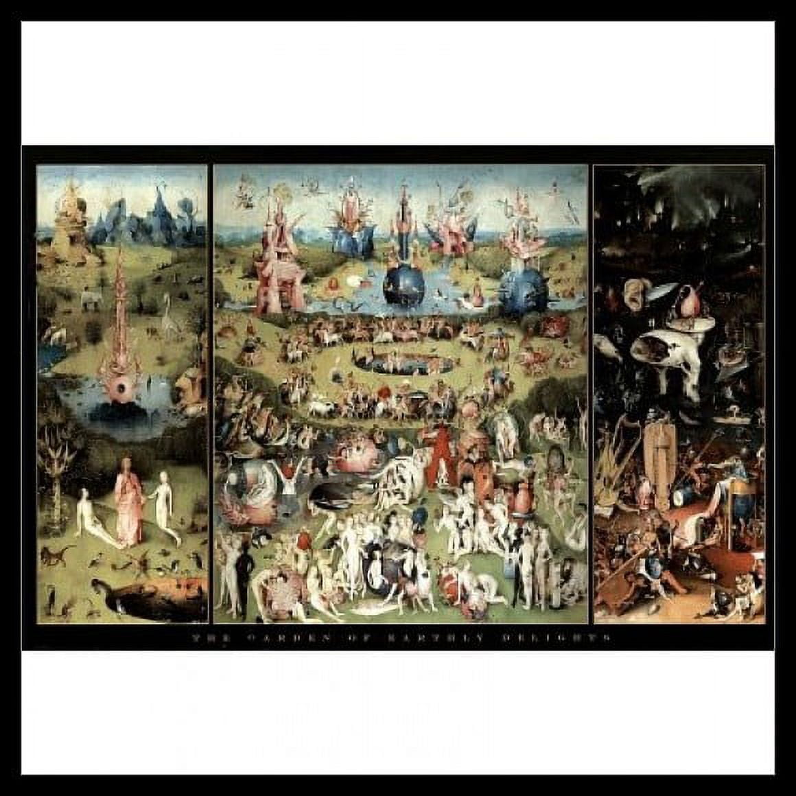 Hieronymus Bosch Delights Garden Of Earthly Delights Laminated & Framed ...