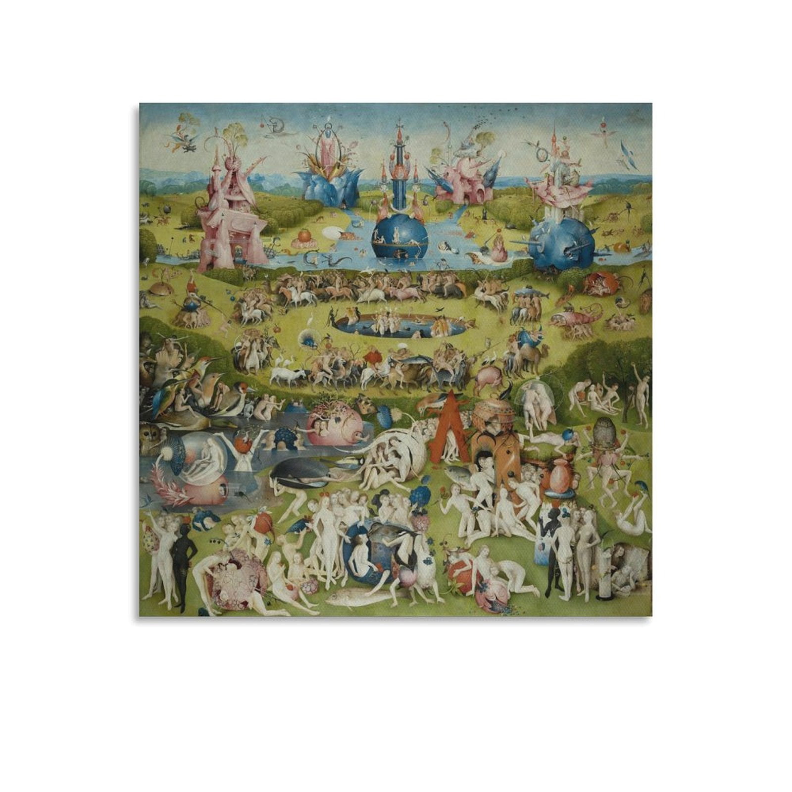Hieronymus Bosch Notable Work The Garden of Earthly Delights Painting ...