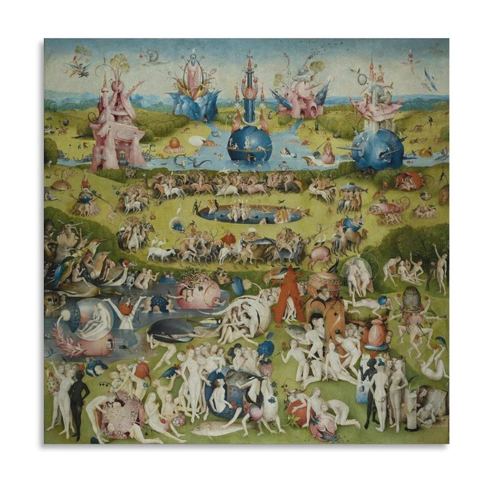 Hieronymus Bosch Notable Work The Garden of Earthly Delights Painting ...