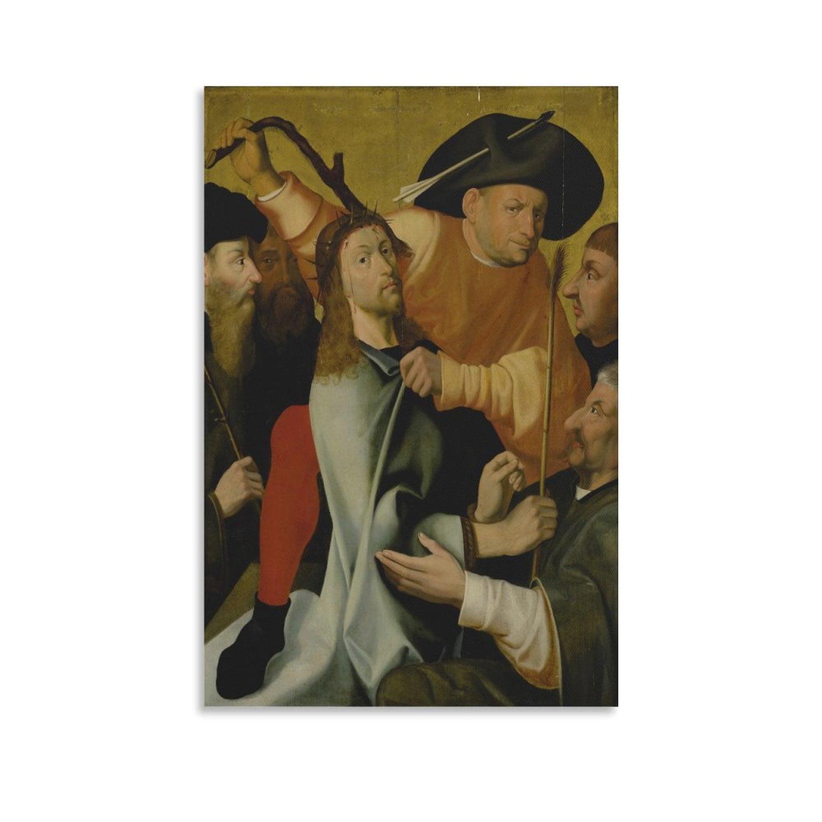 Hieronymus Bosch Notable Work The Mocking Of Christ Painting Art Poster ...