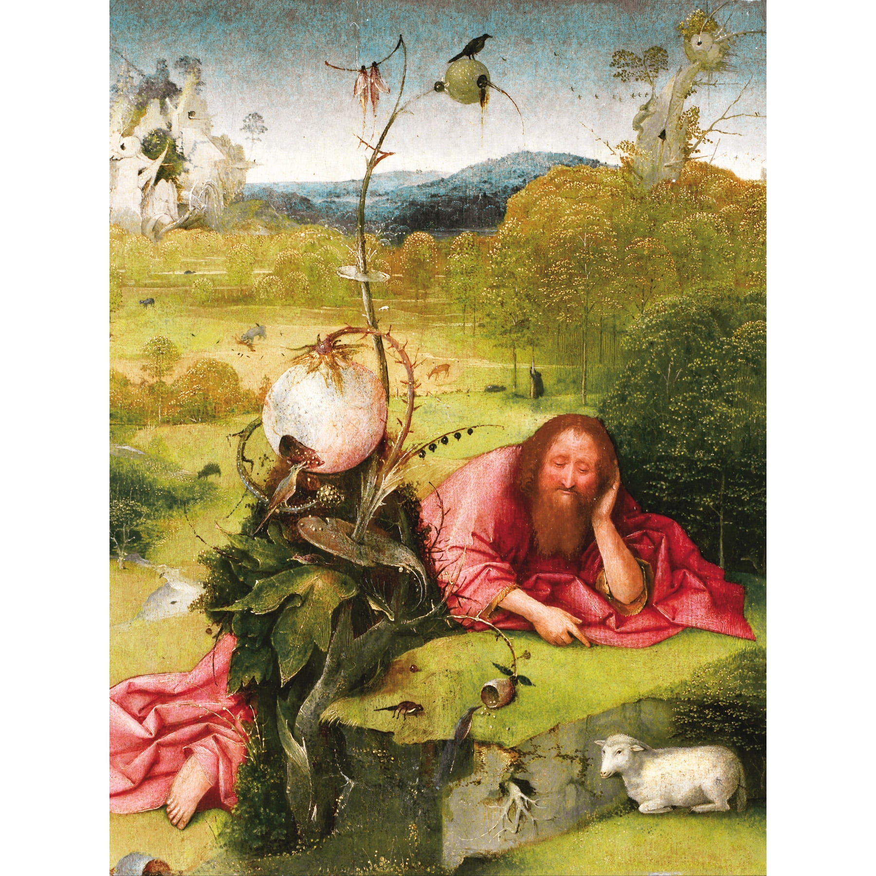 Hieronymus Bosch Saint John The Baptist In The Desert Extra Large Art ...