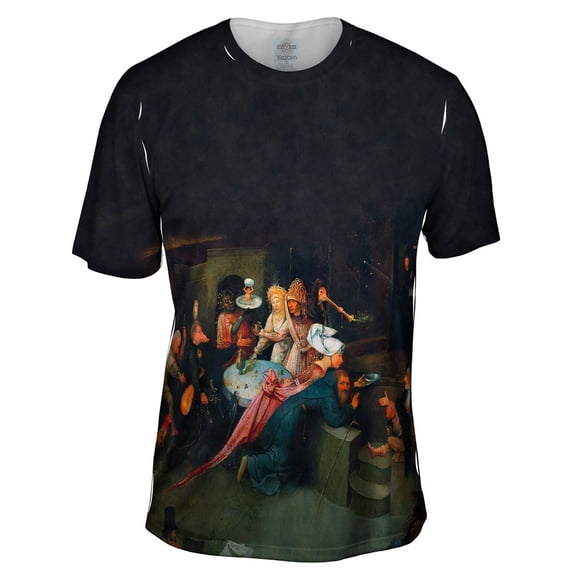 Hieronymus Bosch - The Temptation Of Saint Anthony 1516 Mens T-Shirt ...