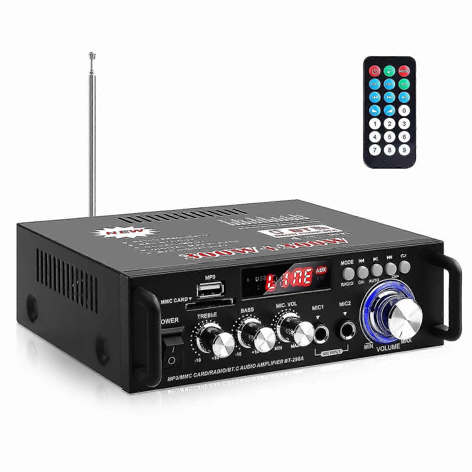 Hifi Bluetooth Audio Amplifier 298a Mini Stereo Amp Rms 40w Max 300w 2. ...