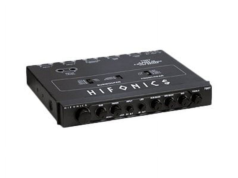 Hifonics HFEQ Equalizer/Crossover 1/2 Din; 4Band Eq; 2-Way Xover ...