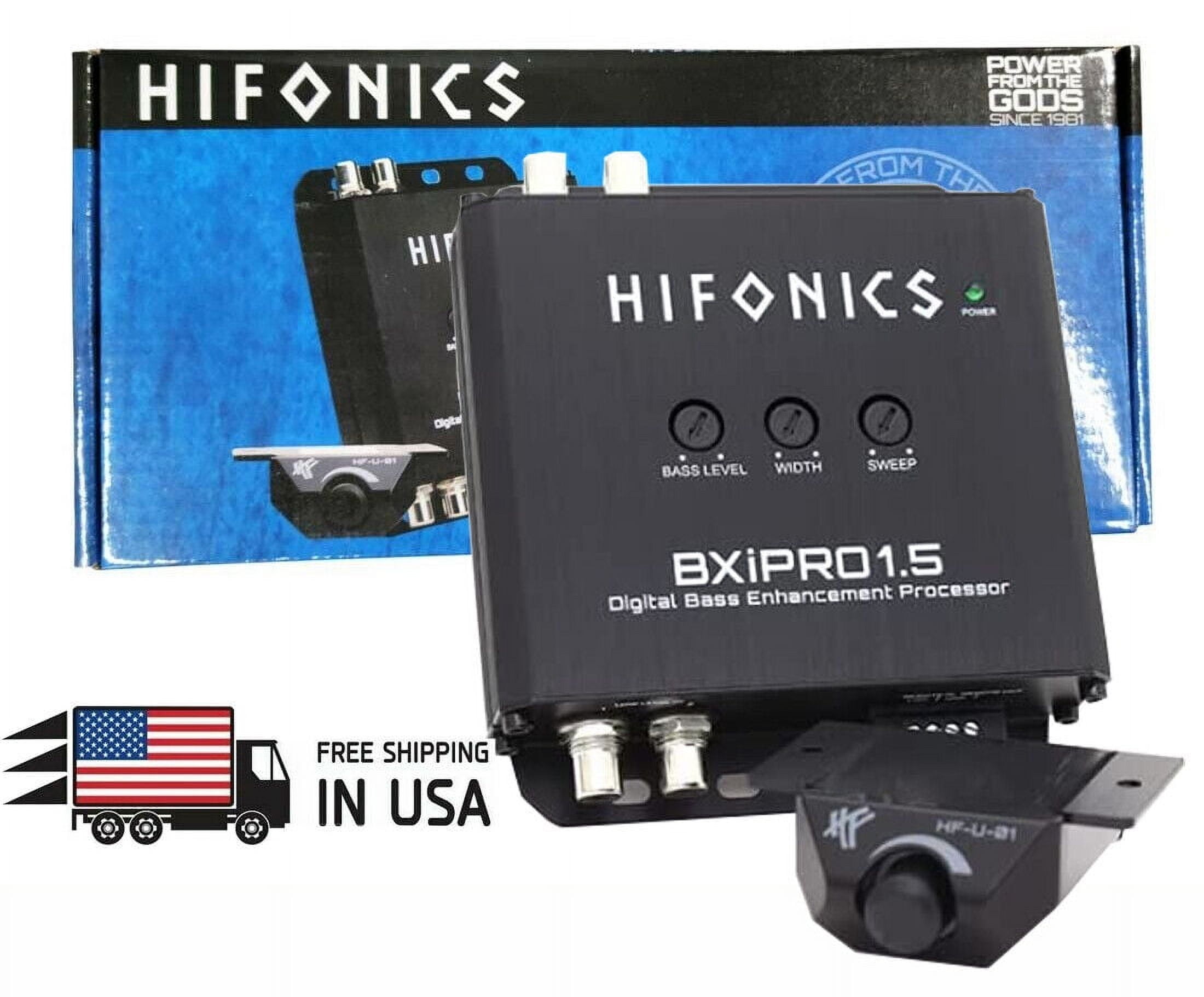 Hifonics BXipro1.5 Digital Brutus Epicenter Mega Bass Enhancement ...