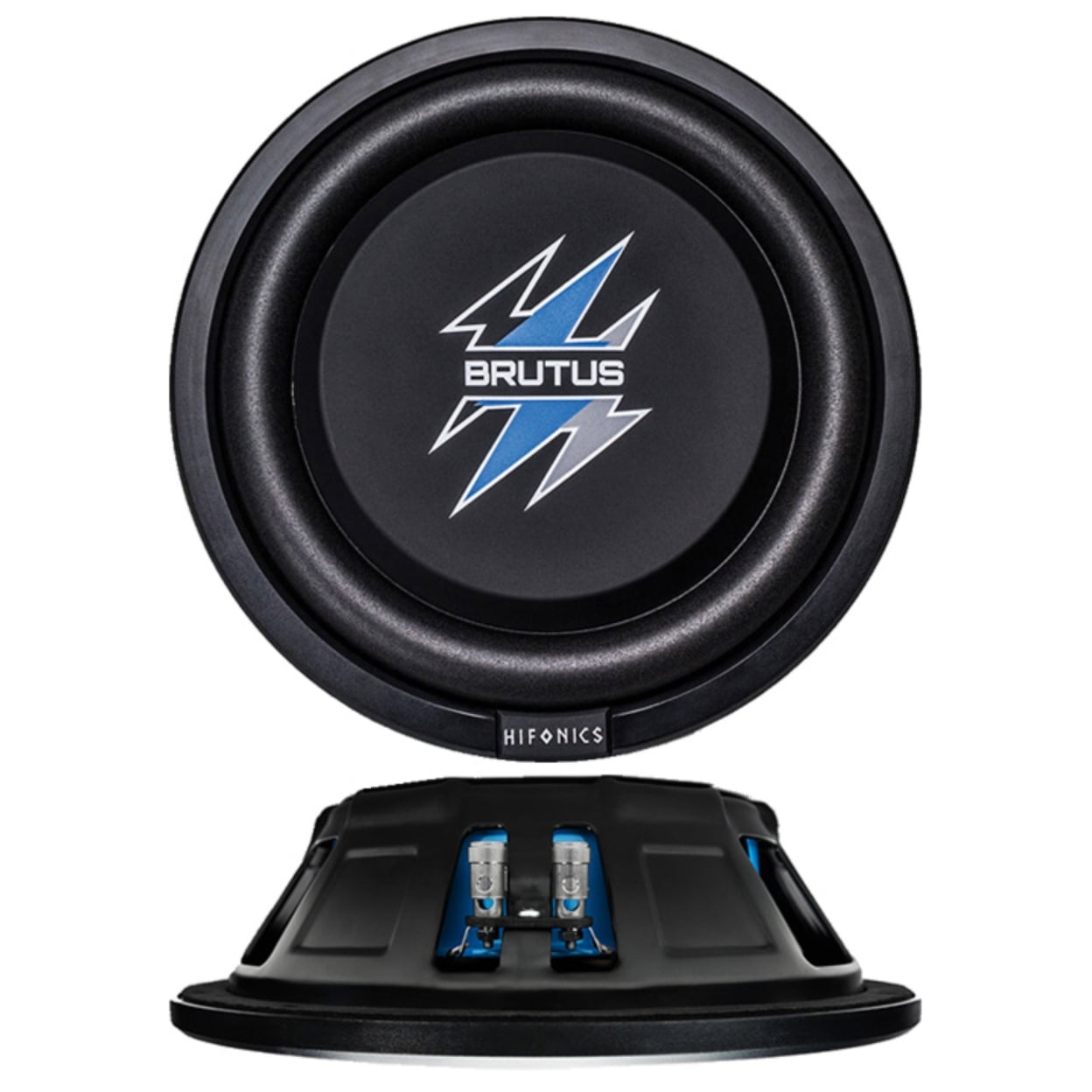 Hifonics BRUTUS 12 Inch 500 Watt MAX Shallow Mount Subwoofer, Dual 4-Ohm, Bass Car Sound System ...