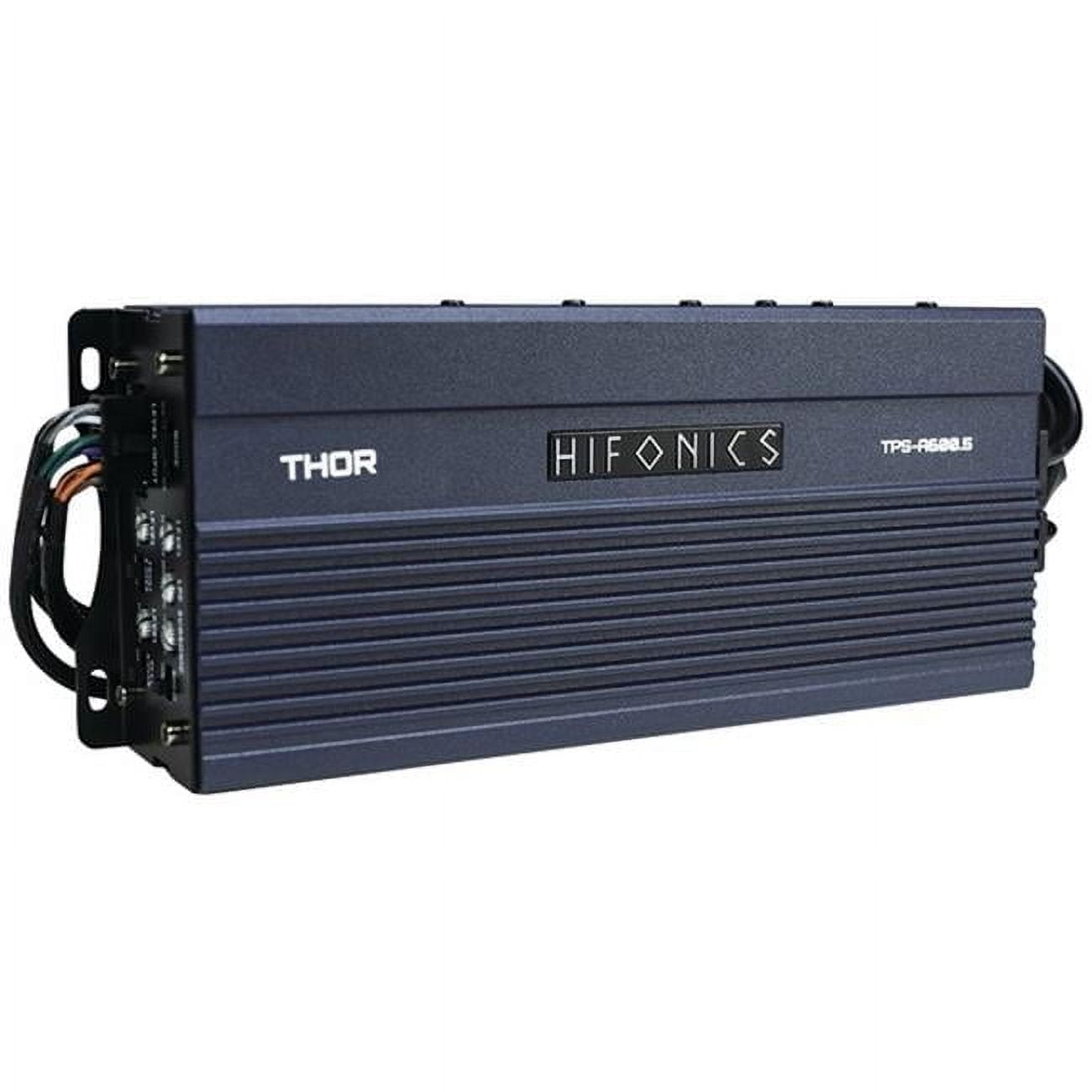 Hifonics TPS-A600.5 THOR Series 5-Channel 600W Class D Amp Blue ...