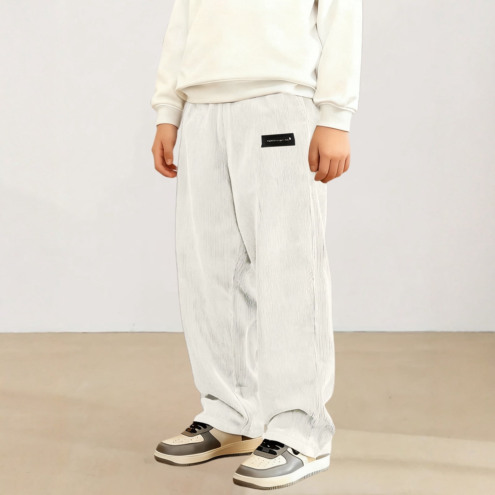 Hifoo Child Boys Corduroy Pants Classic Straight Leg Casual Trousers ...