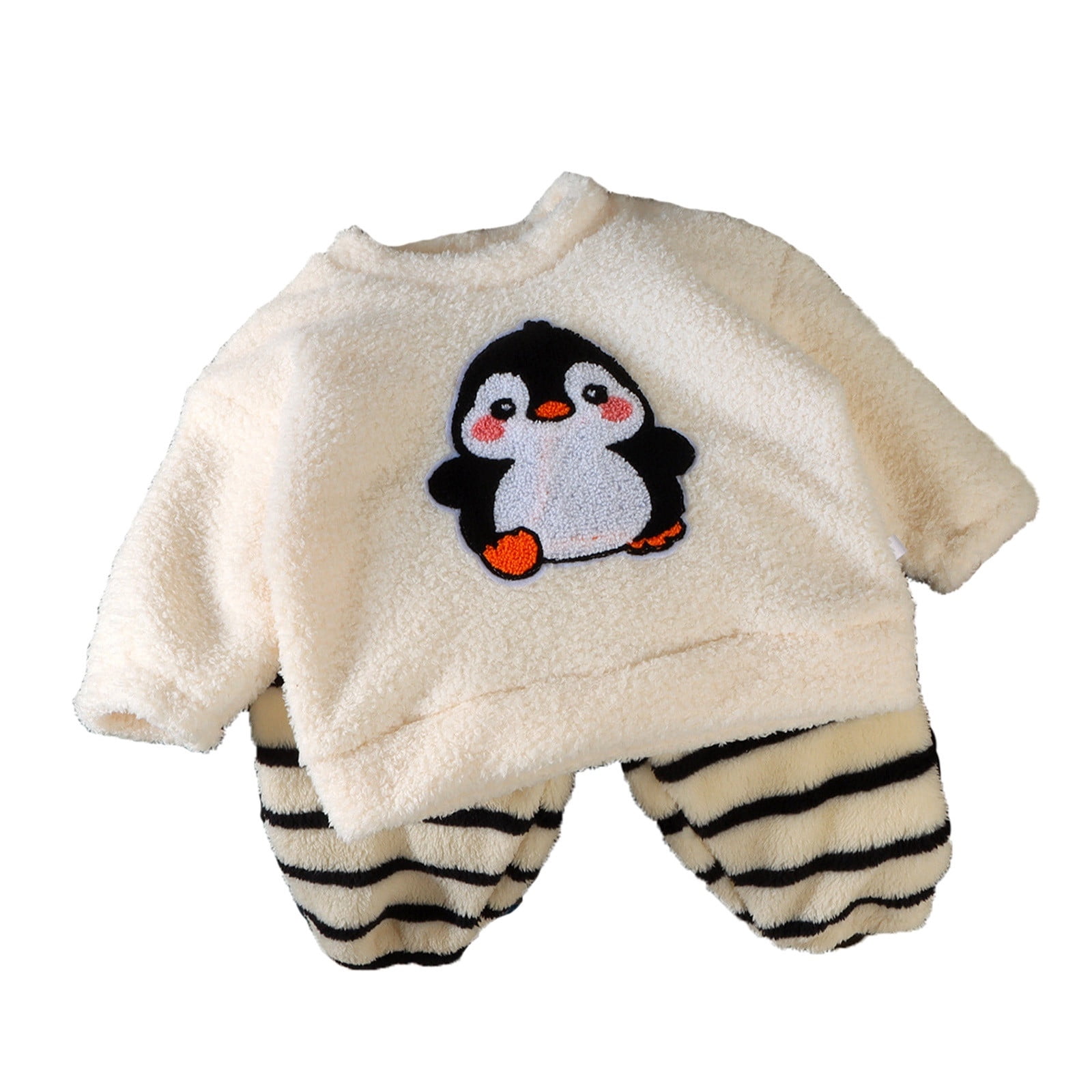 Hifoo Child Boys Outfit Sets Thermal Winter Two Piece Cartoon Tops ...