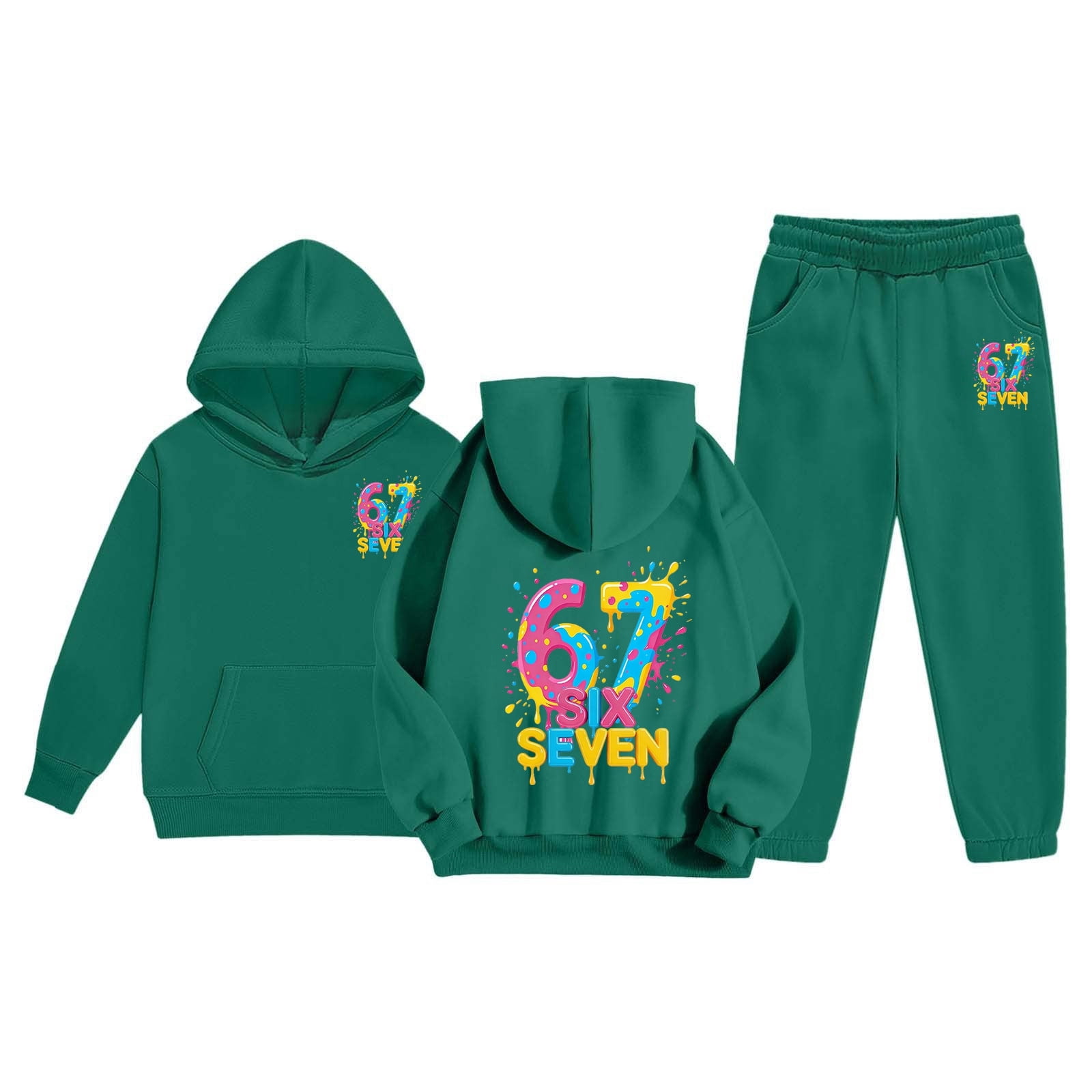 Hifoo Child Girls Outfit Sets Sweatsuit Tracksuits Casual Fashionable ...