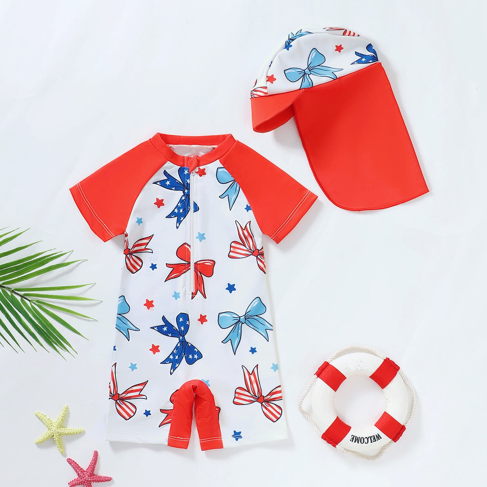 Hifoo Child Girls Swimwear Cute Baby Swimsuit Stretchy Toddler Bathing ...