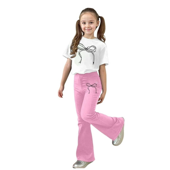 Hifoo Child Outfit Sets Girls Casual Outfit O-Neck T-Shirts Short ...