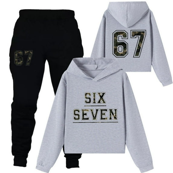Hifoo Child Outfit Sets Sweatsuit Tracksuits Ice Cream 6 7 Graphic ...