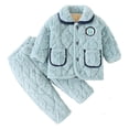 Hifoo Child Outfit Sets Winter Boys Thermal Heavyweight Warm Tops And ...