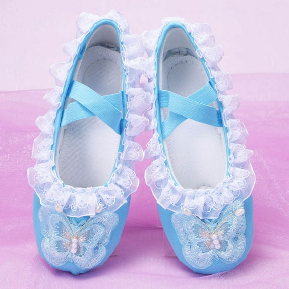 Hifoo Cute Ballet Girls Lace Cat Shape Toddler Dance Shoes For ...