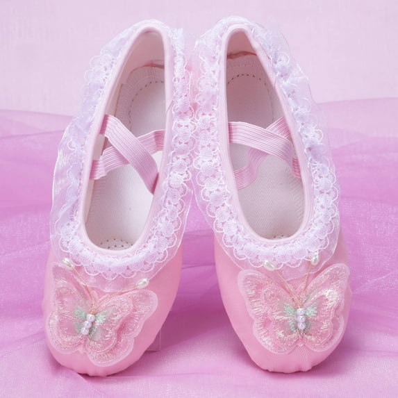 Hifoo Cute Ballet Girls Lace Cat Shape Toddler Dance Shoes For ...