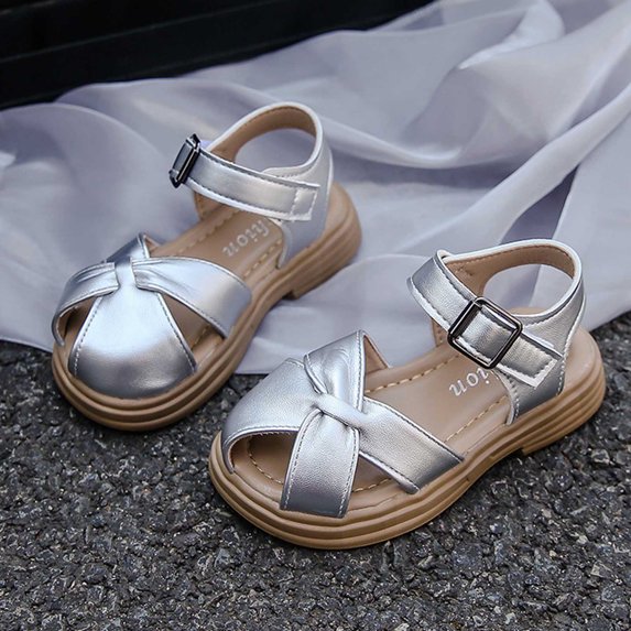 Hifoo Girls Sandals Open Toe Patchwork Everyday Wear Breathable ...