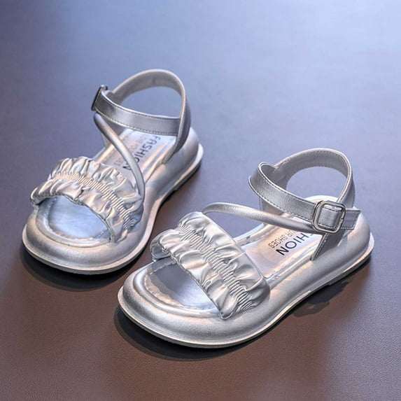 Hifoo Girls Sandals Open Toe Patchwork Everyday Wear Lightweight ...