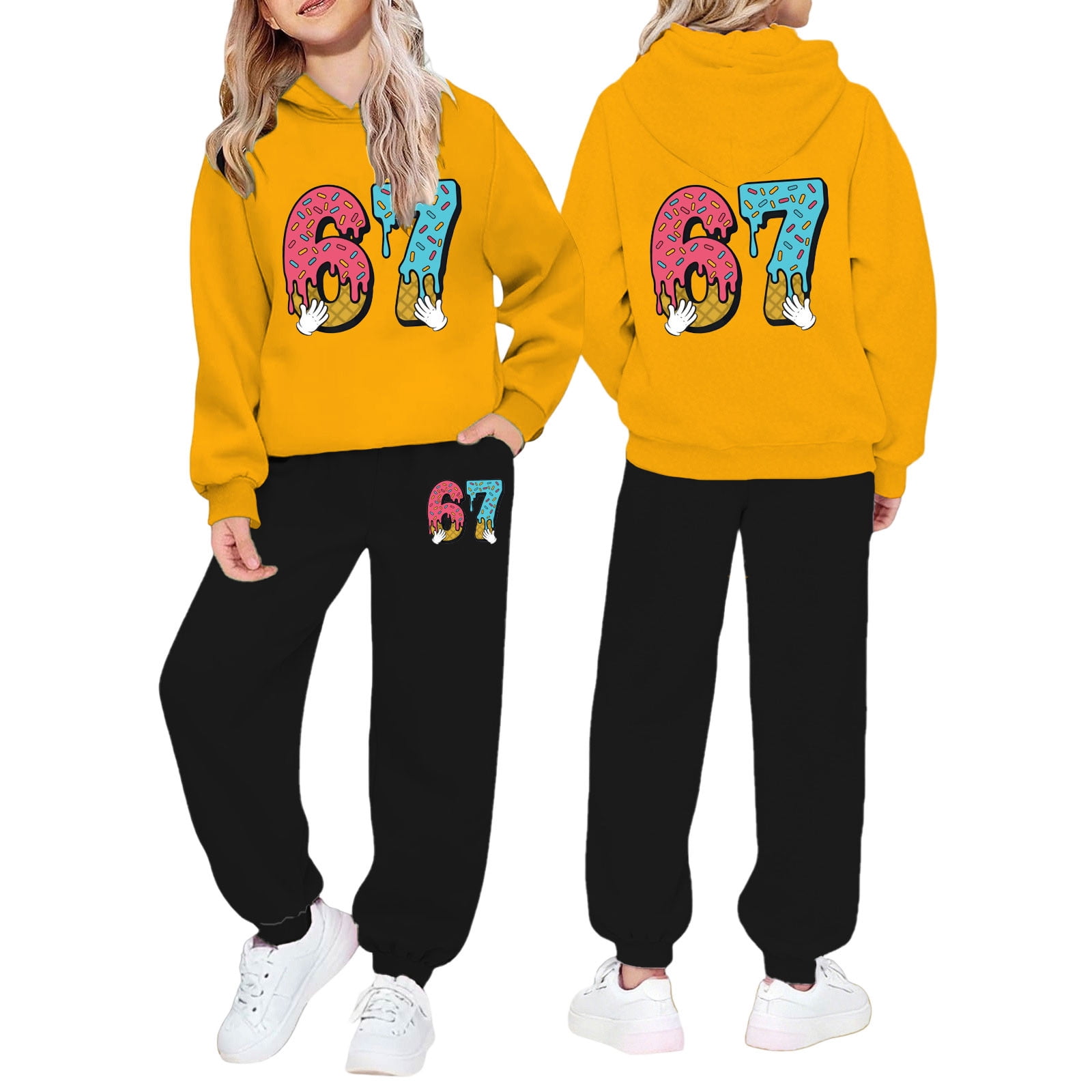 Hifoo Outfit Sets Tracksuits Child Toddler Boys Girls Long Sleeve 6 7 ...