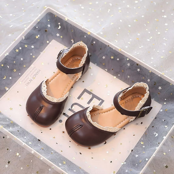 Hifoo Spring Summerr Girls Children Baby Lace Adjustable Soft Soled ...