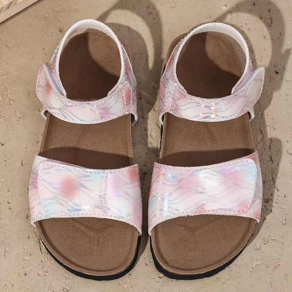Hifoo Summer Girls Large Sized Casual Sandals Open Toe Patchwork ...
