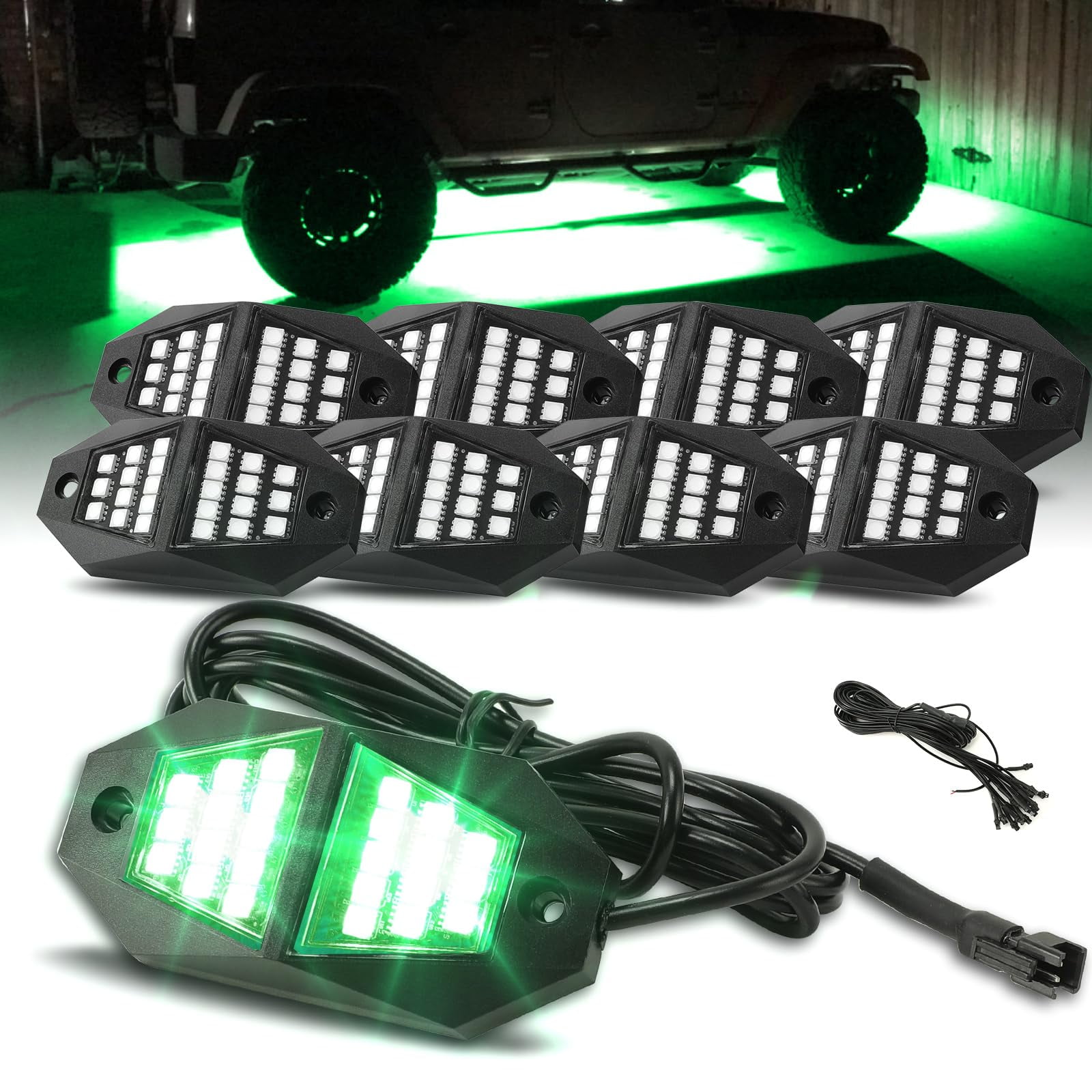 Hifybaty Wireless Trailer Lights, RRF12 USB-C Magnetic Wireless with Retroreflectors, Adjustable ...