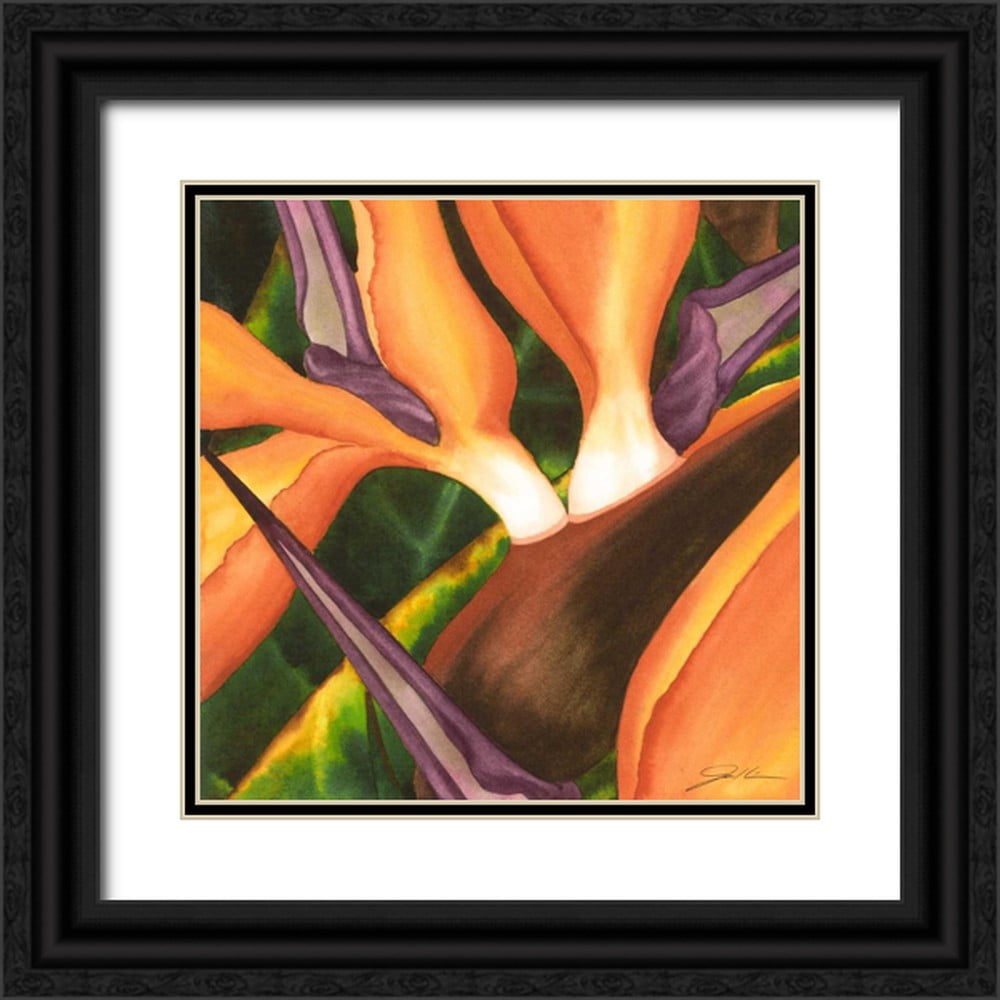 Higby, Jason 12x12 Black Ornate Wood Framed with Double Matting Museum ...