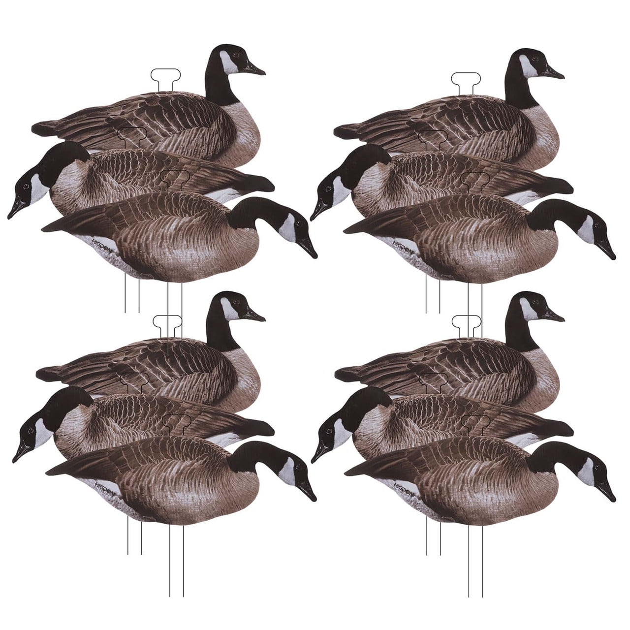 Higdon Decoys 73231 Flats Canada Goose Standard Silhouette Decoys ...