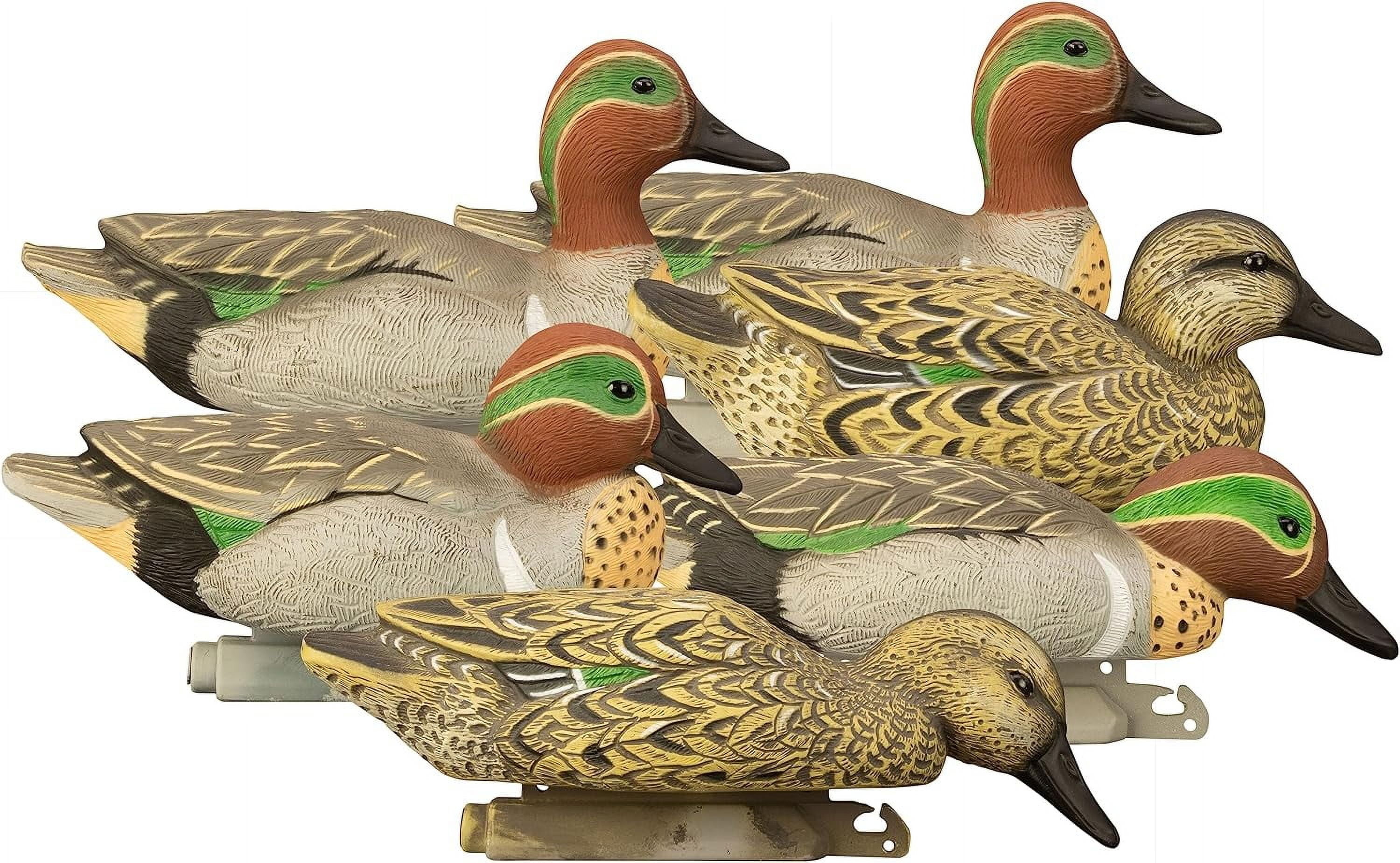 Higdon Outdoors | Standard Green Wing Teal Duck Decoys, Foam-Filled ...