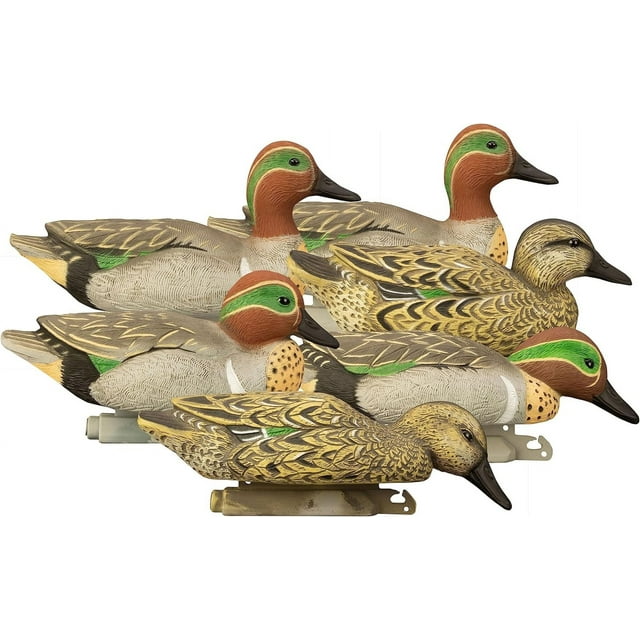 Higdon Outdoors | Standard Green Wing Teal Duck Decoys, Foam-Filled ...