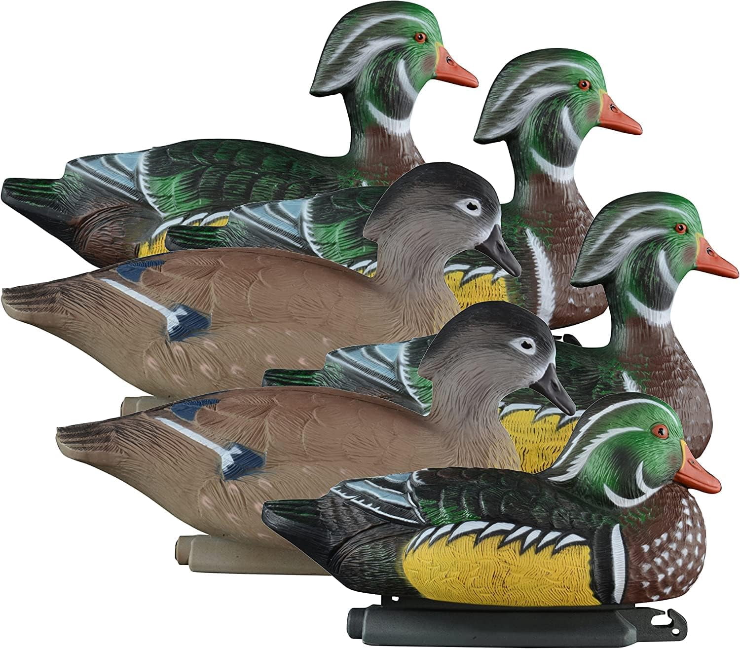 Higdon Outdoors Standard Wood Duck Ultra Realistic Hen & Decoys for ...