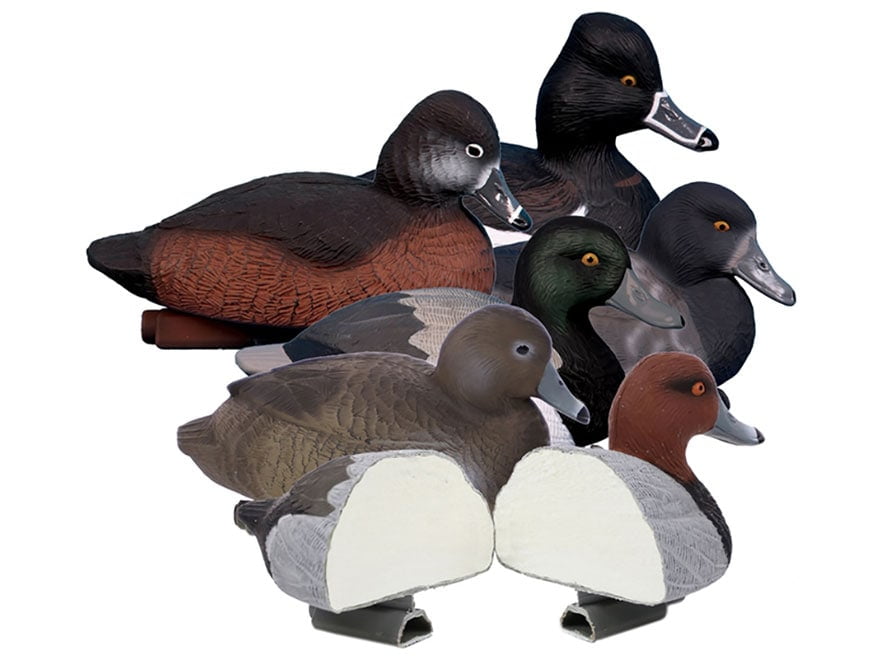 Higdon Standard Foam Filled Diver Pack Duck Decoy Polymer 6PK - Walmart.com