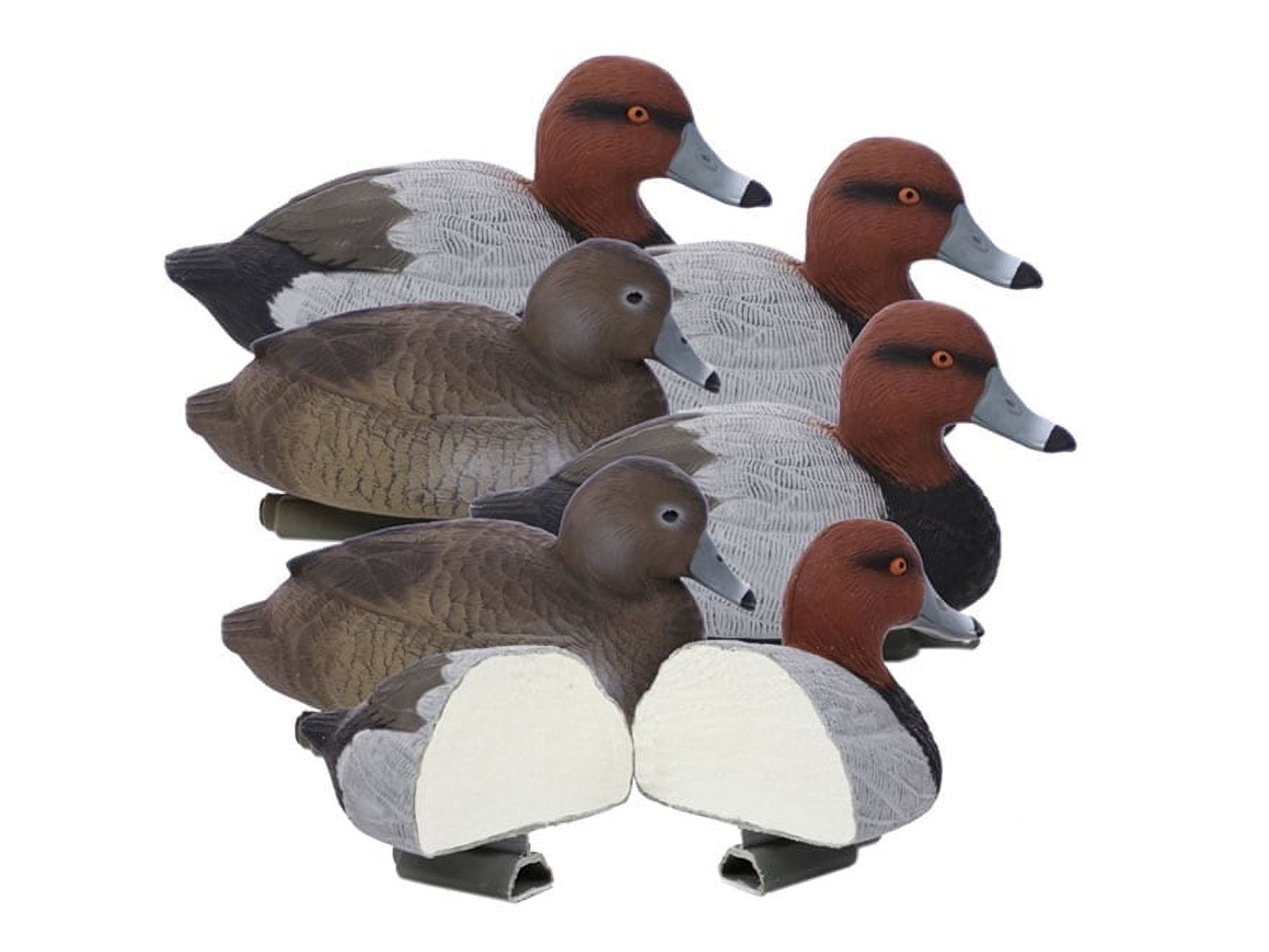 Higdon Standard Foam Filled Red Head Duck Decoy Polymer 6PK - Walmart.com