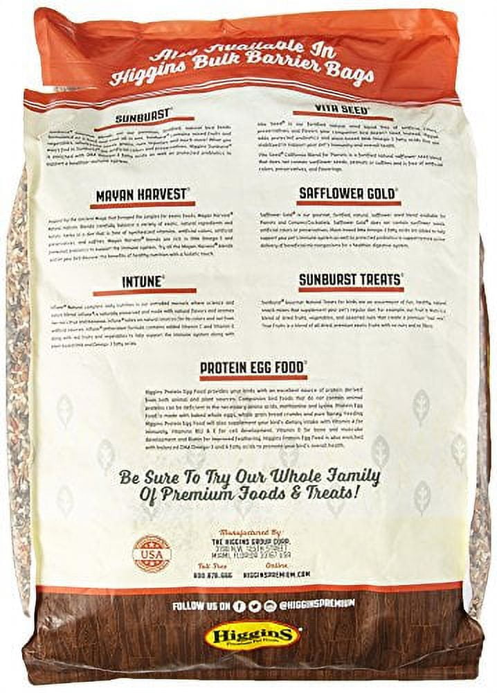 Higgins 466150 Vita Seed Conure Lovebird Food For Birds, 25-Pound ...