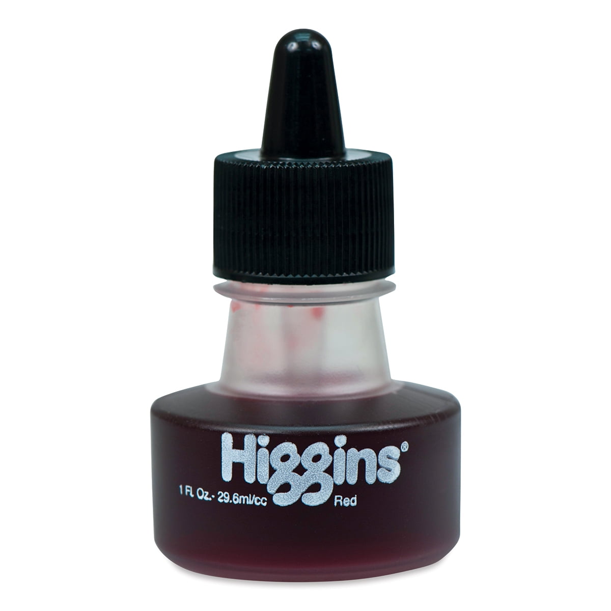 Higgins Dye-Based Drawing Ink - 1 oz, Red, Non-Waterproof, Dye-Based ...