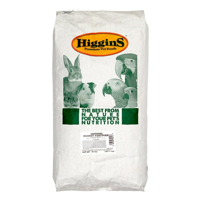 Higgins Imperial Parrot Bird Food, 40 Lb - Walmart.com