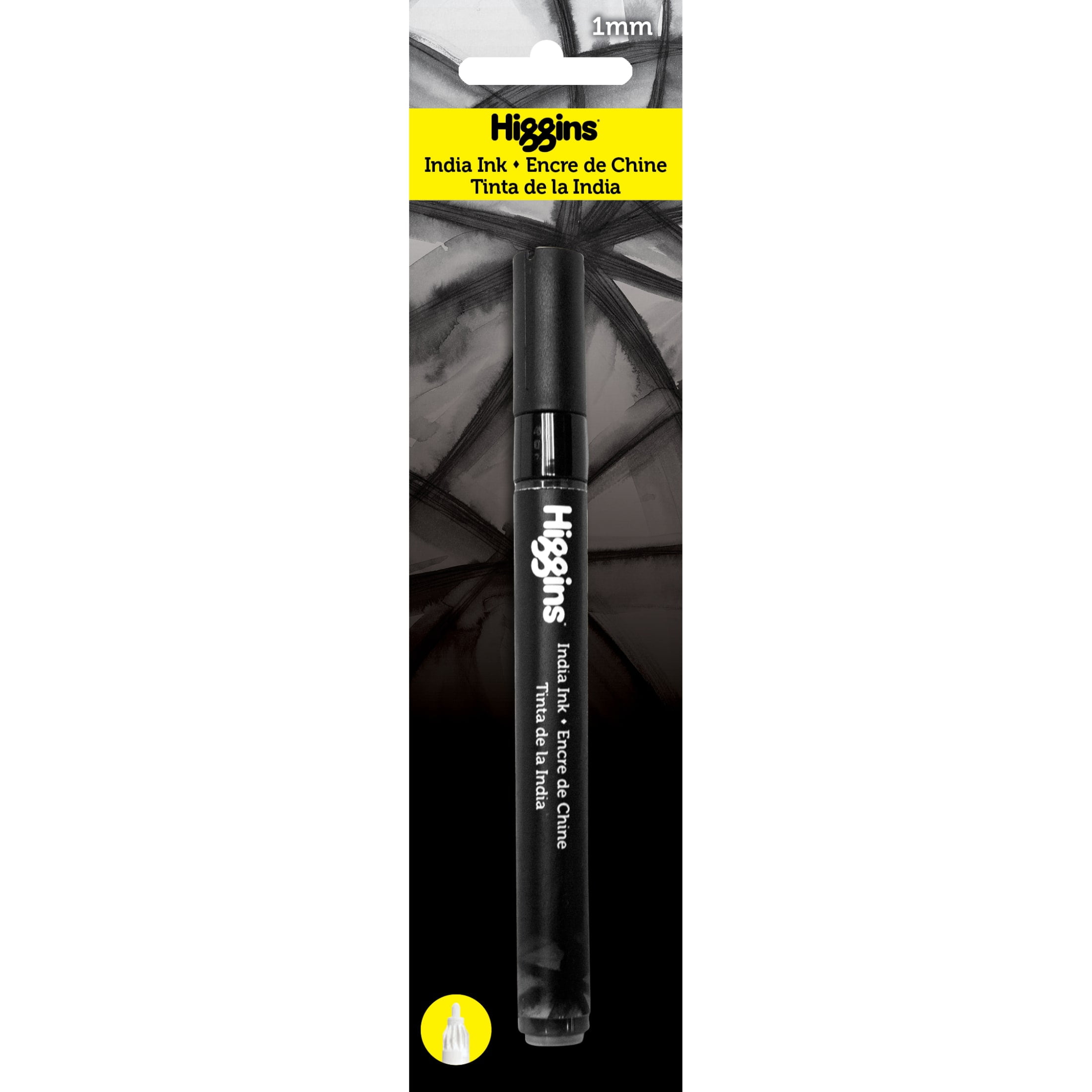Higgins Ink Pump Marker, India Ink, Softliner Round Tip - Walmart.com