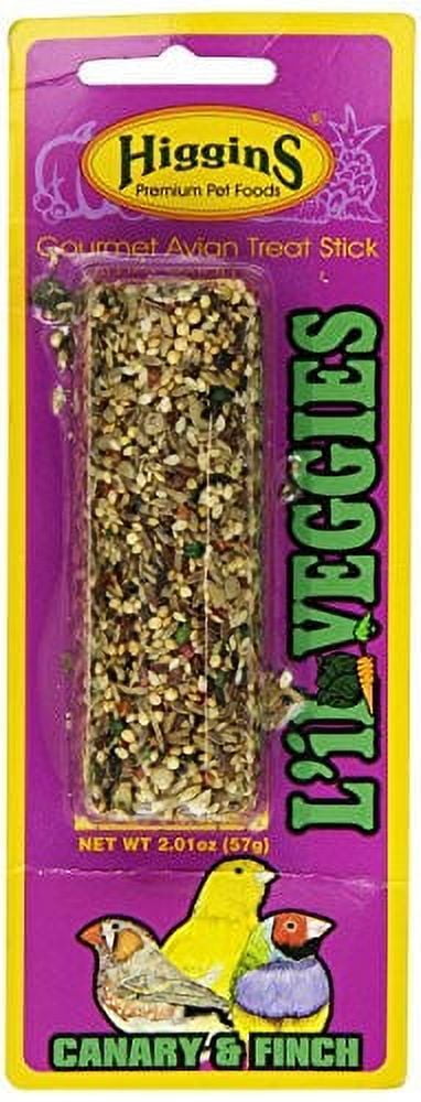 Higgins Lil Veggies Canary & Finch Bird Treat, 2.6 Oz - Walmart.com