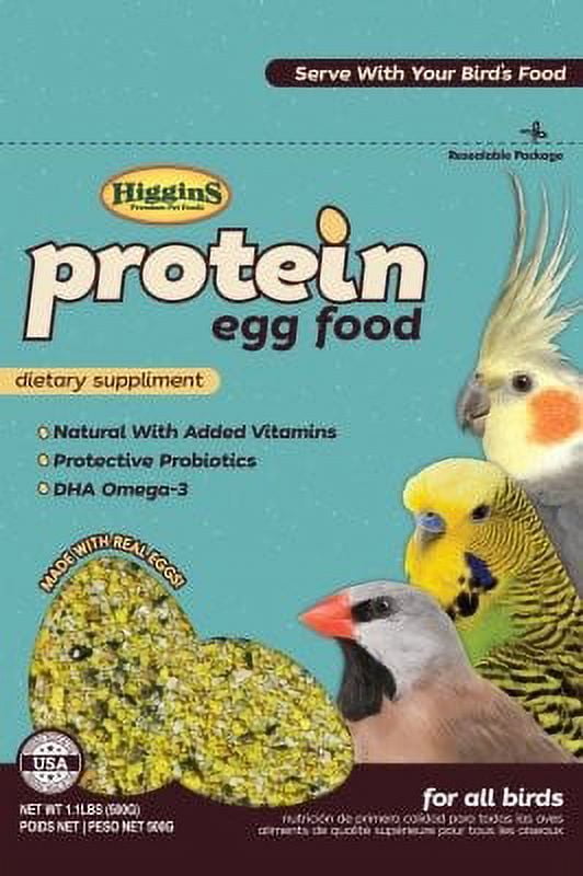 Higgins Protein Egg Bird Food, 1.1 Lb - Walmart.com