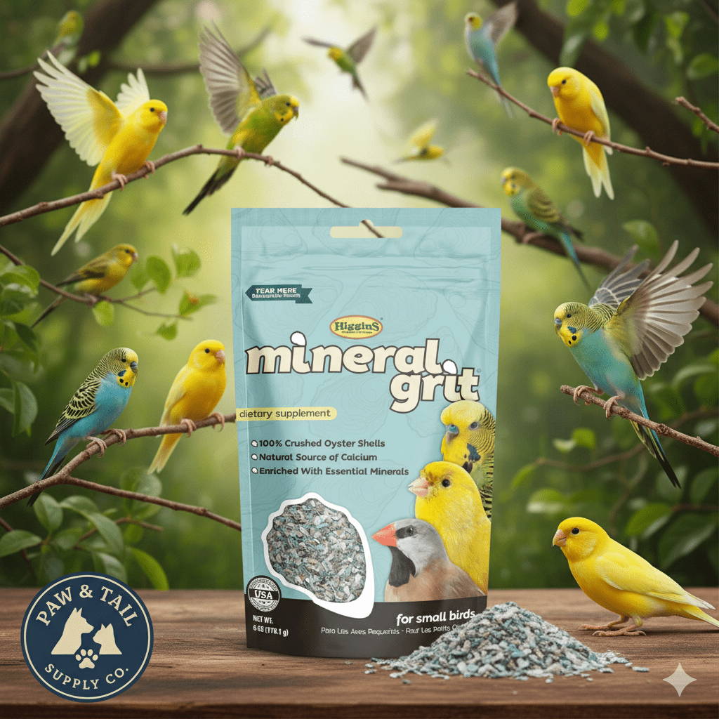 Higgins Mineral Grit Small Birds 6 oz. Calcium Canaries Finches ...