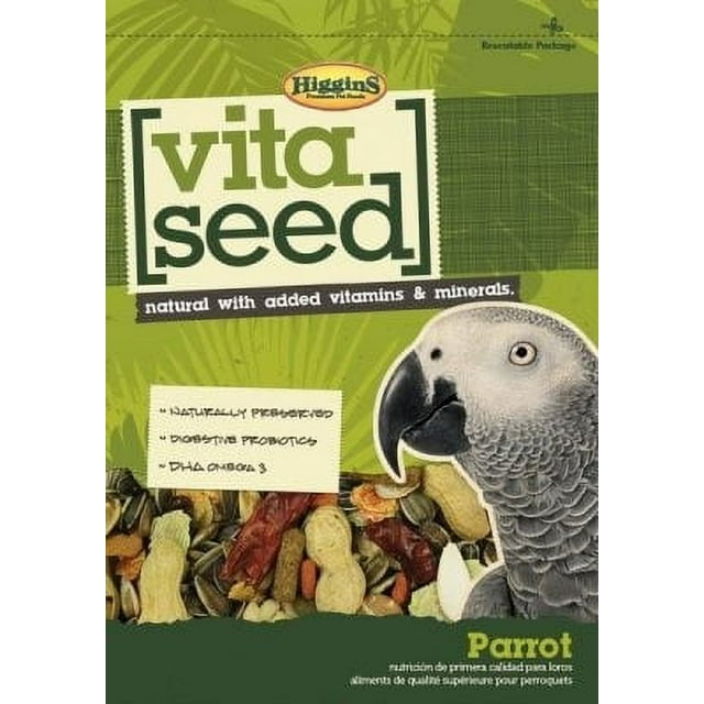 Higgins Vita Seed Parrot Bird Food, 25 Lb - Walmart.com