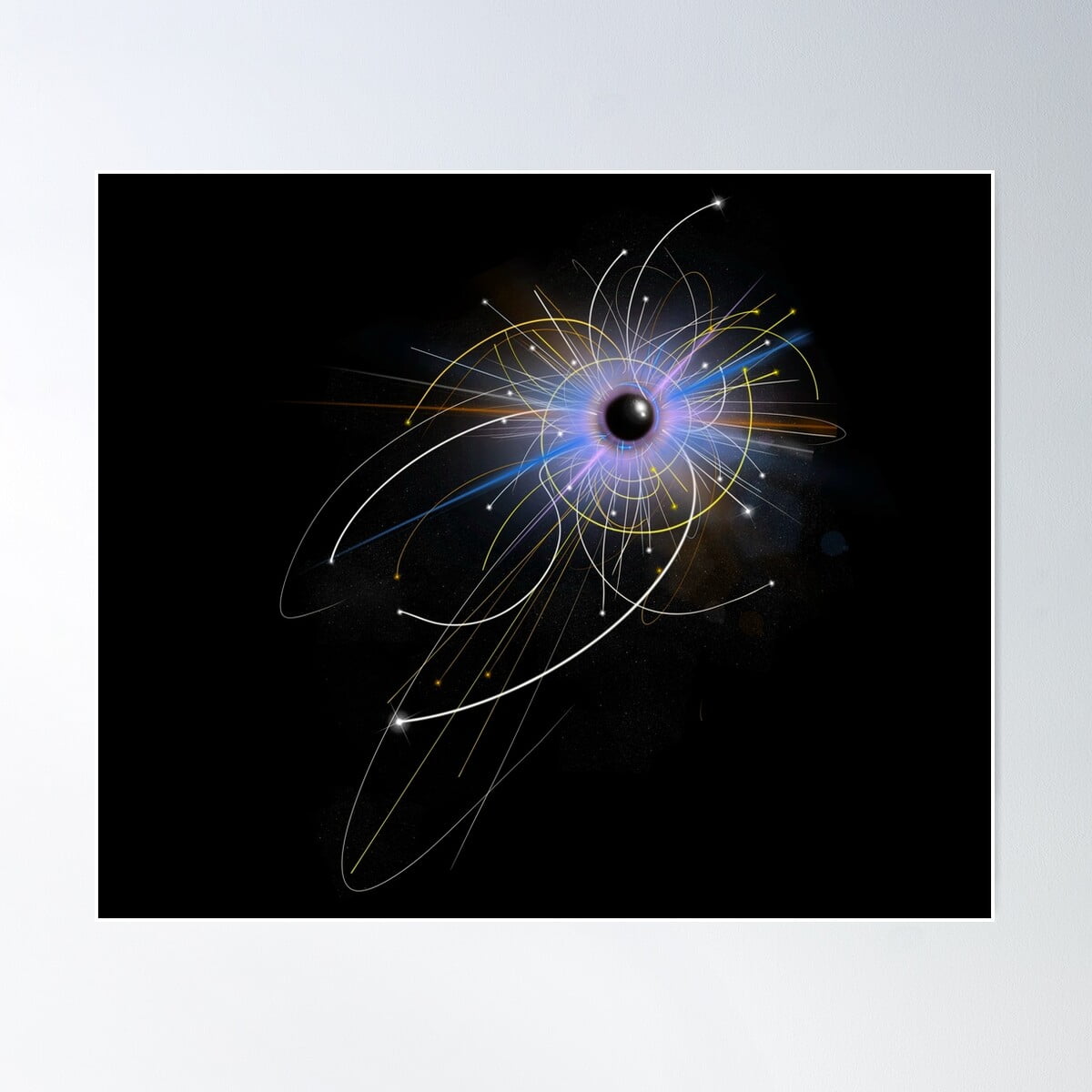 Higgs Boson 2.0 Poster Wall Art, Modern Wall Decor For Living Room ...