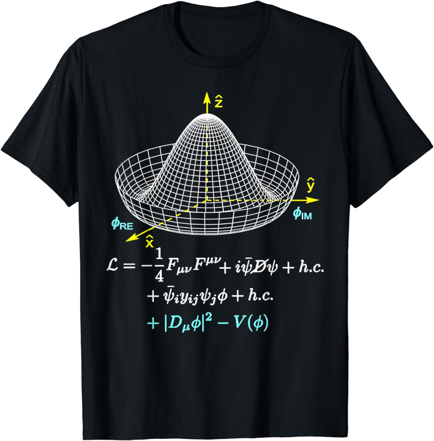 Higgs T-Shirt Theoretical Physics Equations - Standard Model - Walmart.com