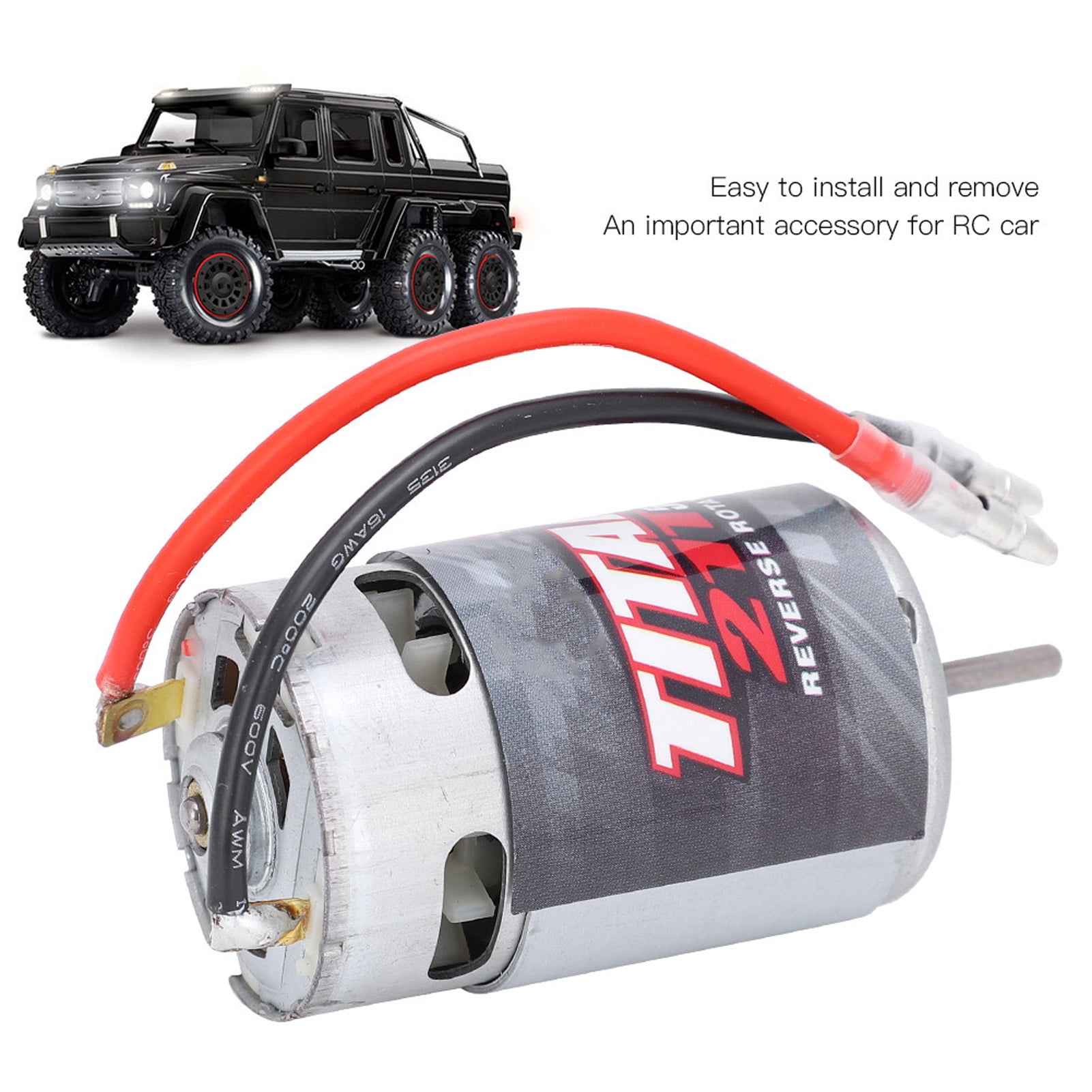 High, 550 Motor for 1/10 RC Cars, 14.4V, Enhanced Power Performance ...