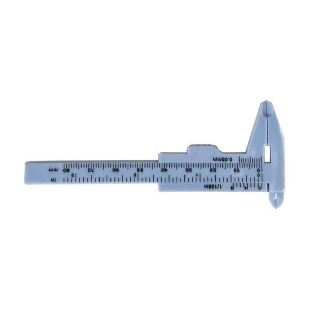 High Accuracy 0.1mm Plastic Calipers Double Unit Scale Verniers for ...
