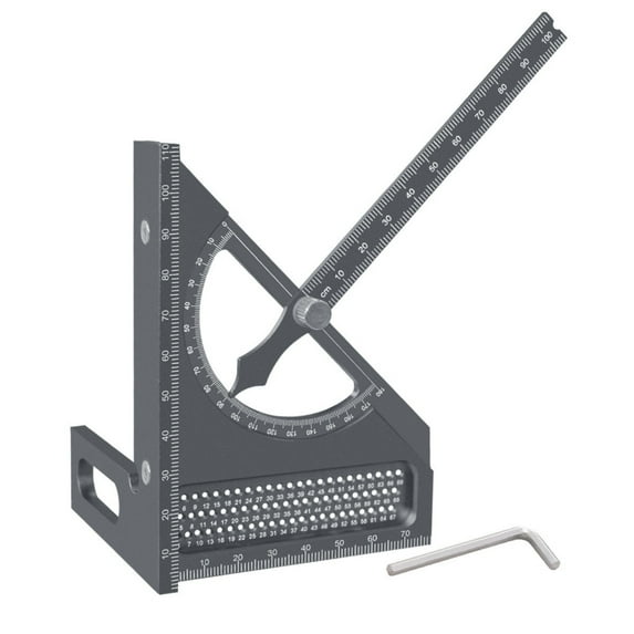 High Accuracy 180 Degree Adjustable Carpenters Tool Alloy Scribing ...