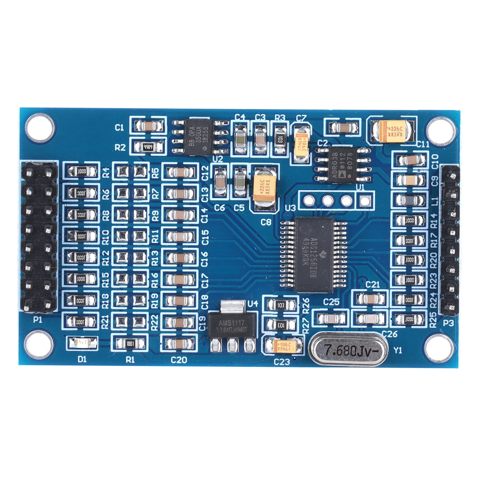 High-Accuracy 8 Channel 24 Bit Data Acquisition Module with ADS1256 ADC ...