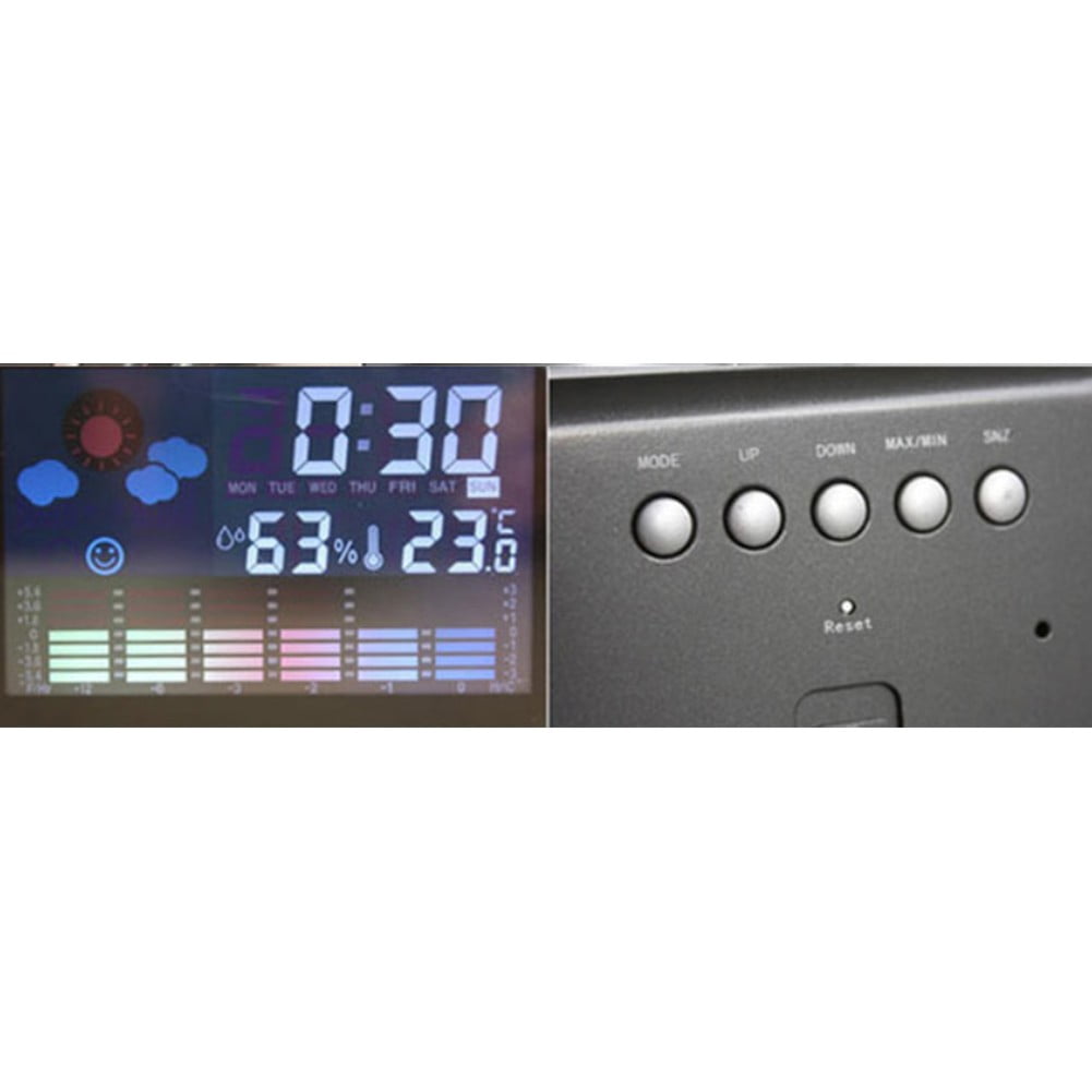 High-Accuracy Color Lcd Projection Alarm Clock With Temperature And ...